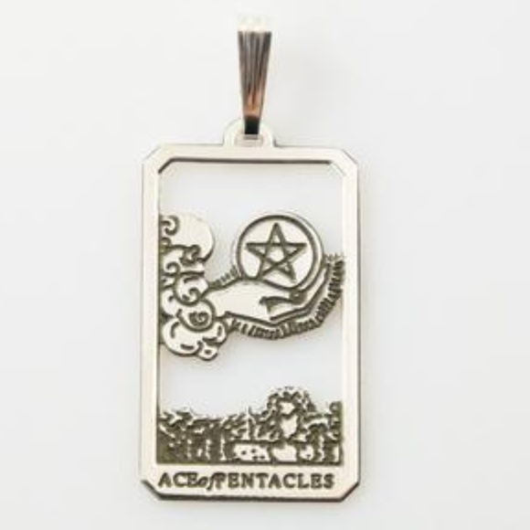 Wellstone | Jewelry | Ace Of Pentacles Pendant 925 Sterling Silver ...